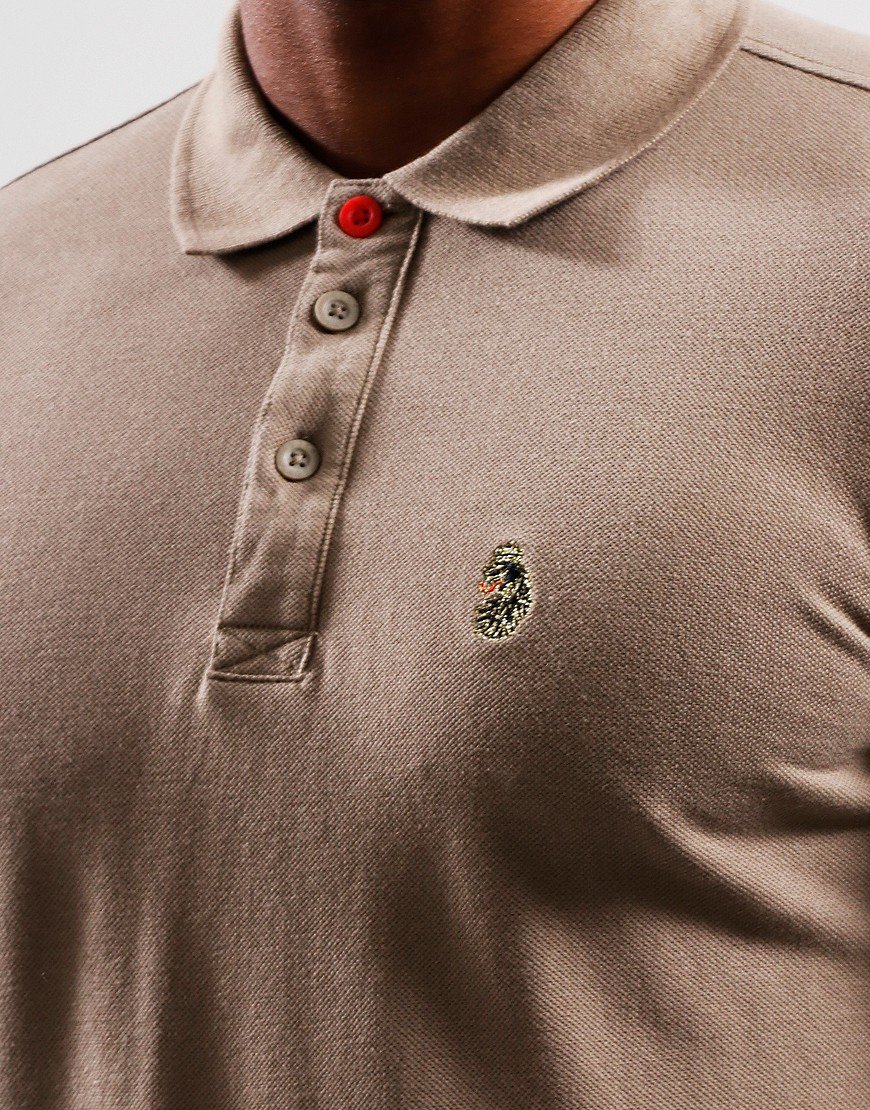 Luke 1977 Williams Long Sleeve Polo Shirt Hard Nut - Terraces Menswear