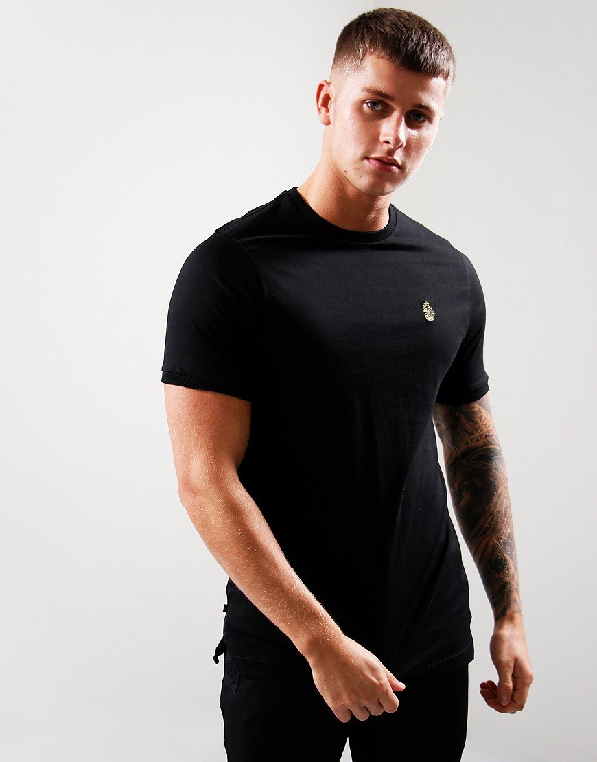 Luke 1977 Traff Core T-shirt Jet Black - Terraces Menswear