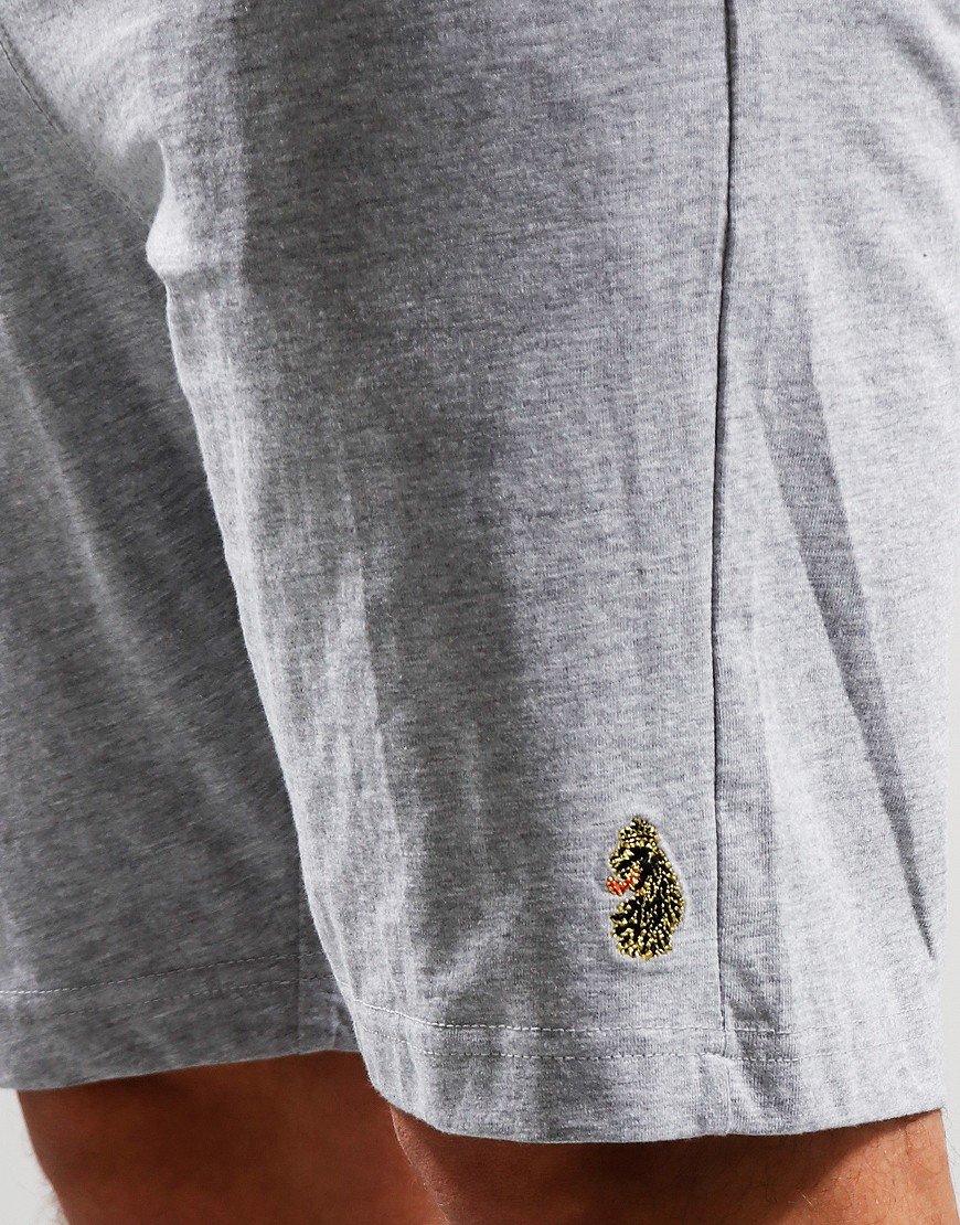 Luke 1977 Trouser Shorts Marl Grey - Terraces Menswear