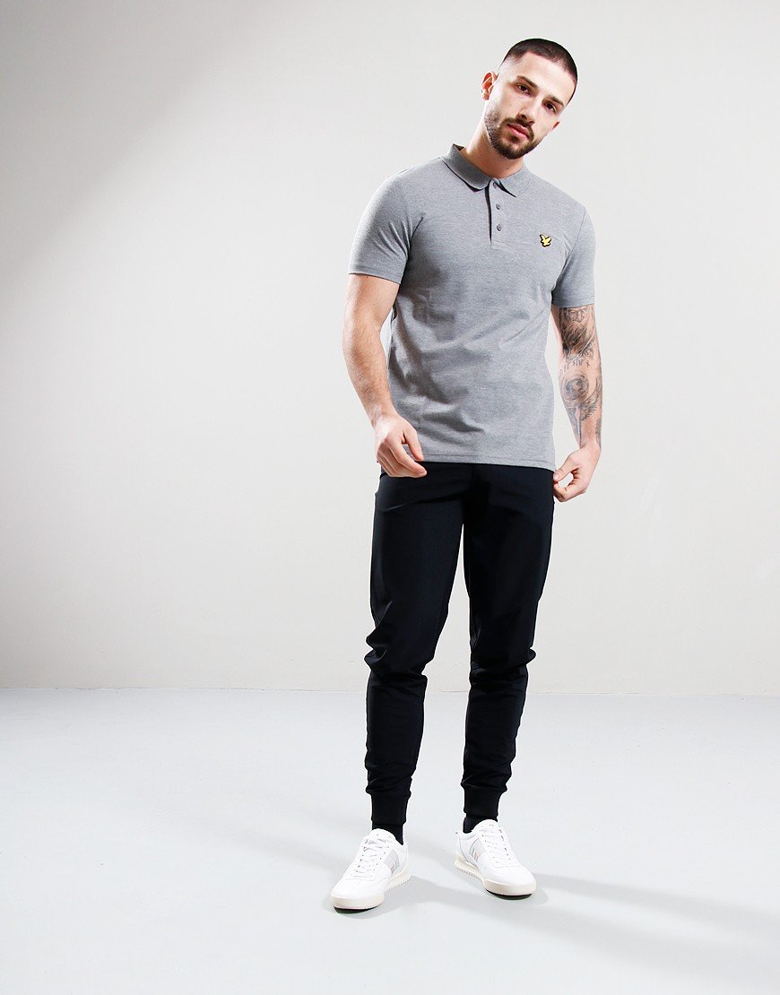 Lyle & Scott Sport Polo Shirt Mid Grey - Terraces Menswear