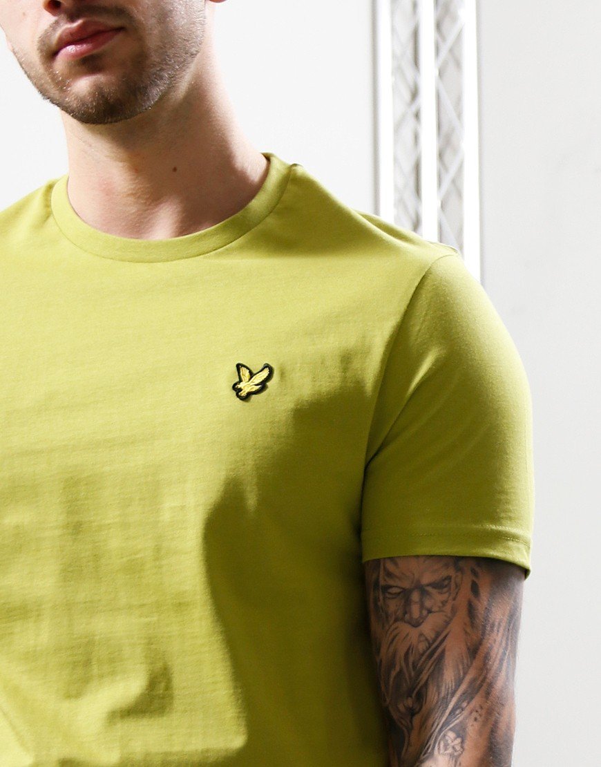 Lyle & Scott Plain T-Shirt Tin Green - Terraces Menswear