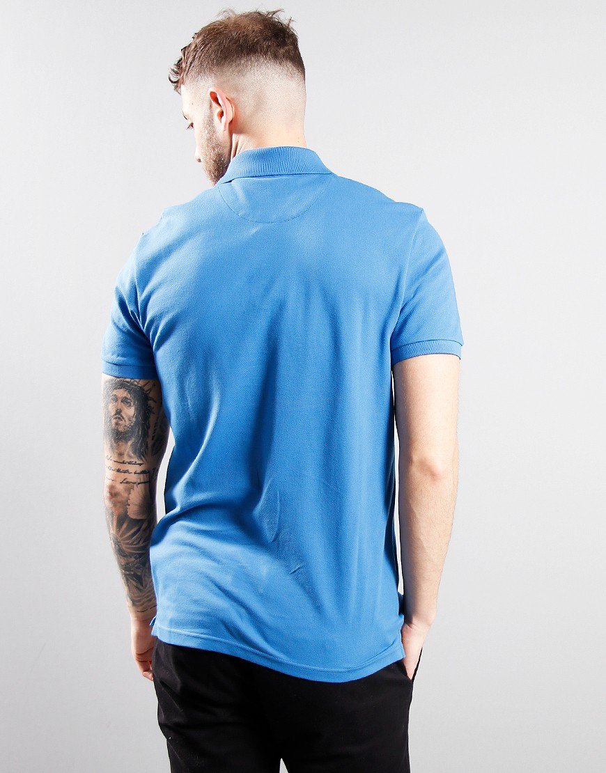 Lyle & Scott Plain Polo Shirt Spring Blue - Terraces Menswear