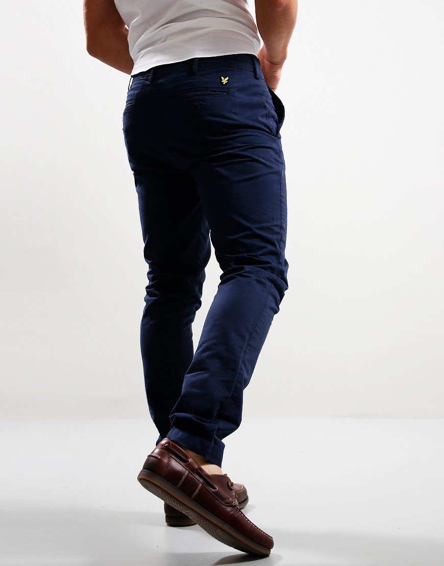 Lyle & Scott Anfield Chino Dark Navy - Terraces Menswear