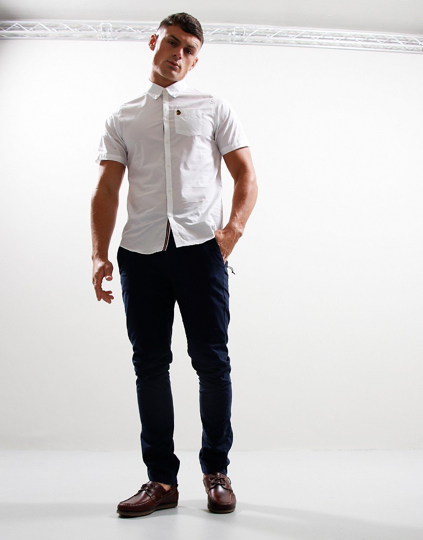 Lyle & Scott Anfield Chino Dark Navy - Terraces Menswear