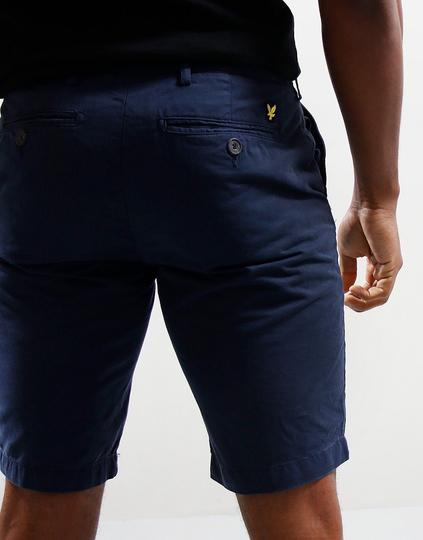 Lyle & Scott Anfield Chino Shorts Navy - Terraces Menswear
