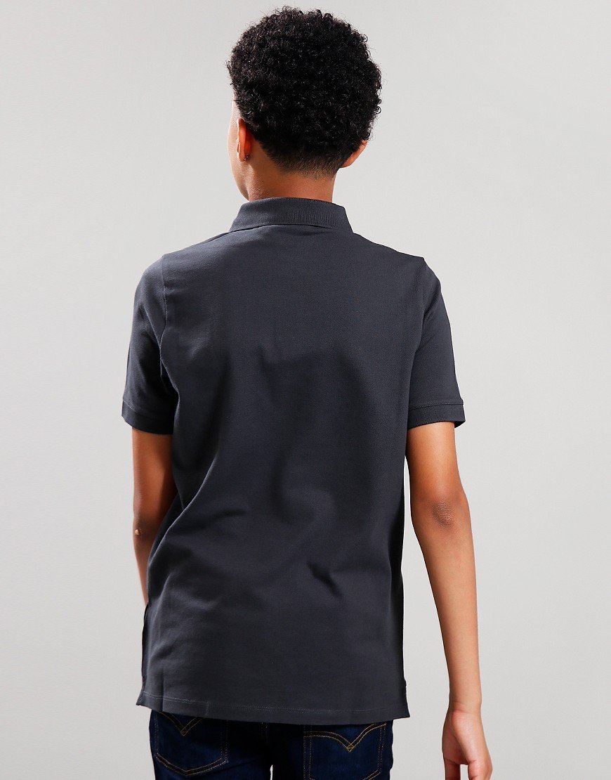 Lyle & Scott Junior Plain Polo Shirt Gunmetal - Terraces Menswear