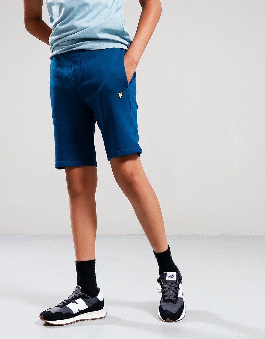 Lyle & Scott Junior Sweat Short Apres Navy - Terraces Menswear