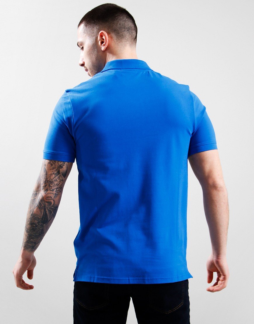 Lyle & Scott Plain Polo Shirt Bright Blue - Terraces Menswear