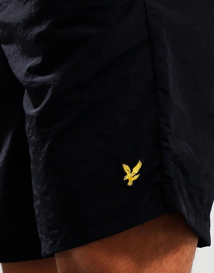Lyle & Scott Plain Swim Short Jet Black - Terraces Menswear
