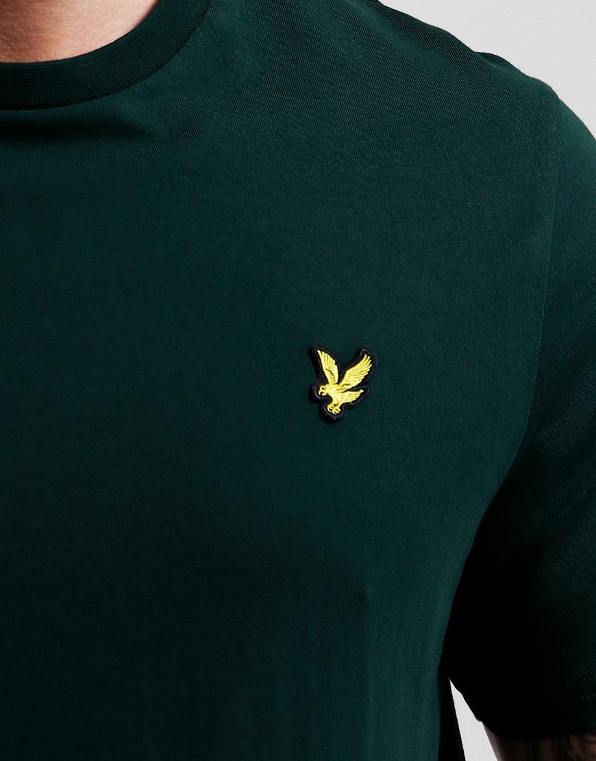 Lyle & Scott Plain T-Shirt Dark Green - Terraces Menswear