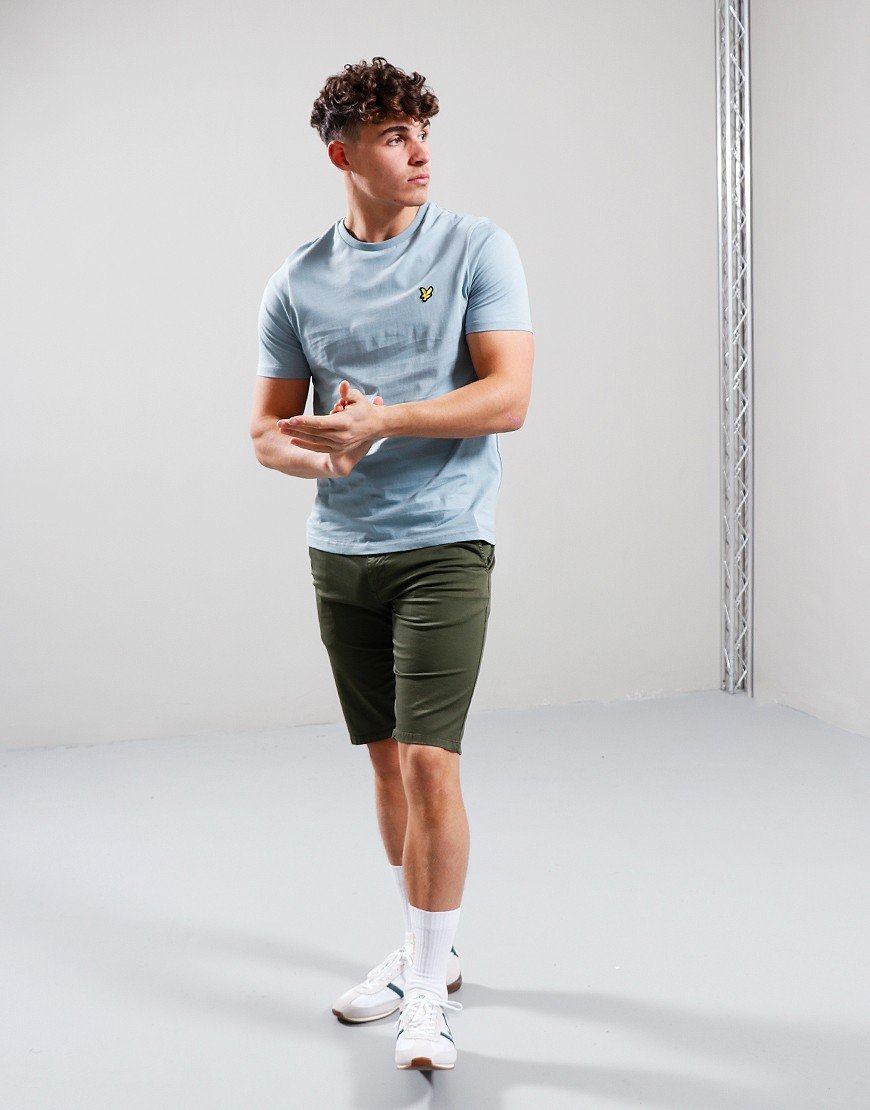 Lyle & Scott Plain T-Shirt Slate Blue - Terraces Menswear