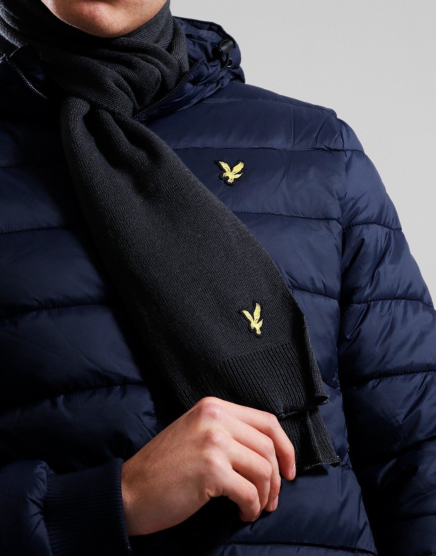 Lyle & Scott Scarf Mid Grey Marl - Terraces Menswear