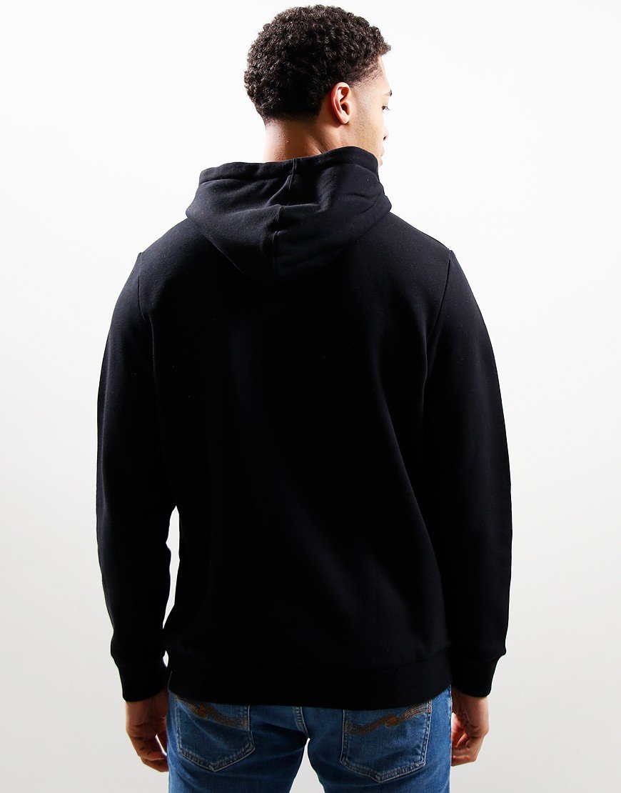 Lyle & Scott Soft Panel Hoodie Black - Terraces Menswear