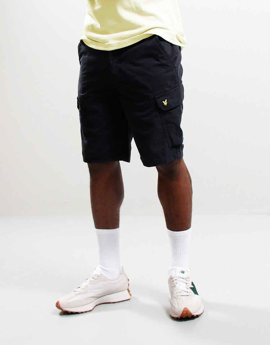 Lyle & Scott Wembley Cargo Short Black - Terraces Menswear