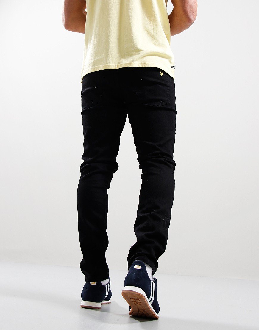Lyle & Scott Slim Fit Jean Black - Terraces Menswear