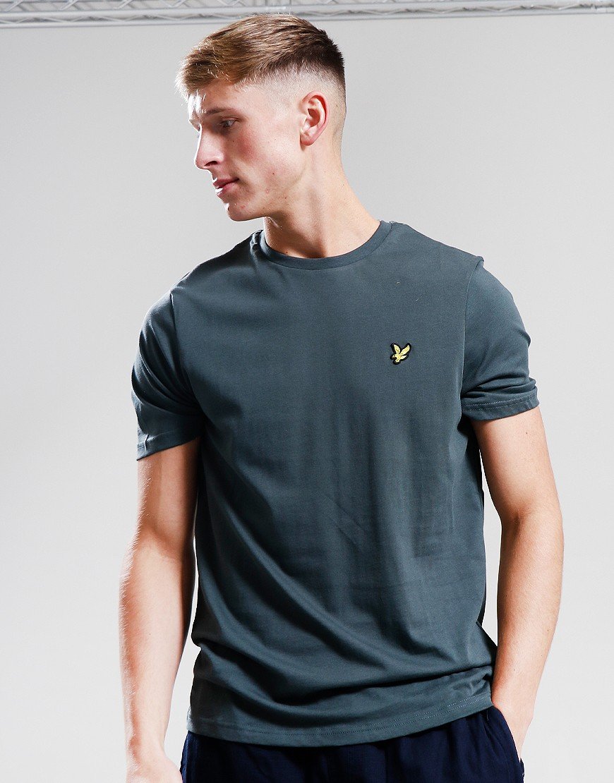 Lyle & Scott Plain T-Shirt Deep Green - Terraces Menswear