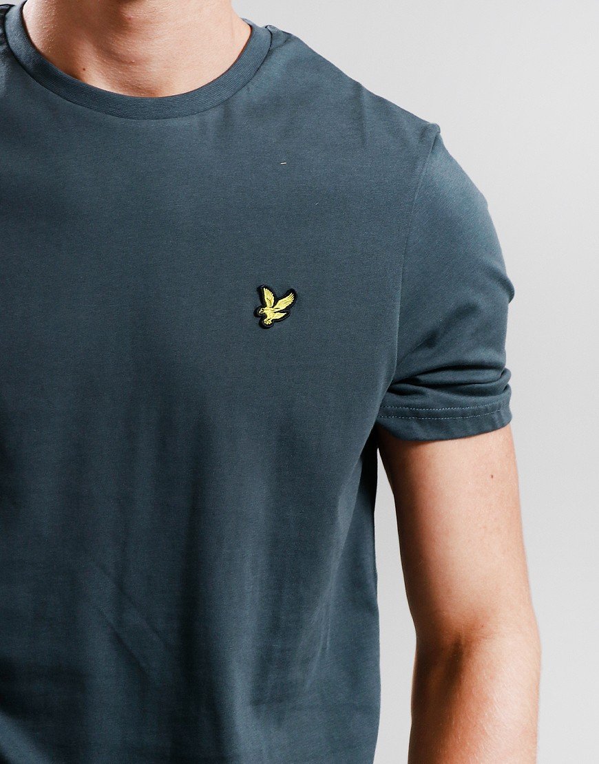 Lyle & Scott Plain T-Shirt Deep Green - Terraces Menswear