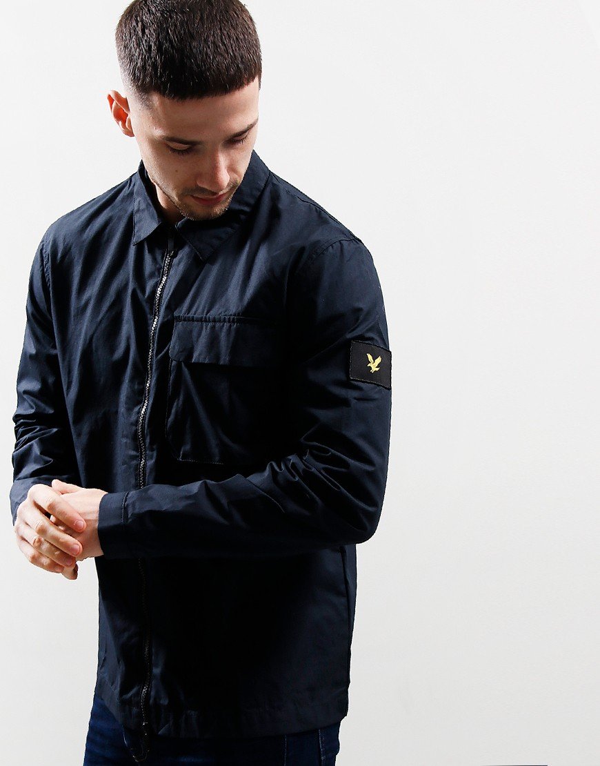 Lyle & Scott Pocket Overshirt Lacquer - Terraces Menswear