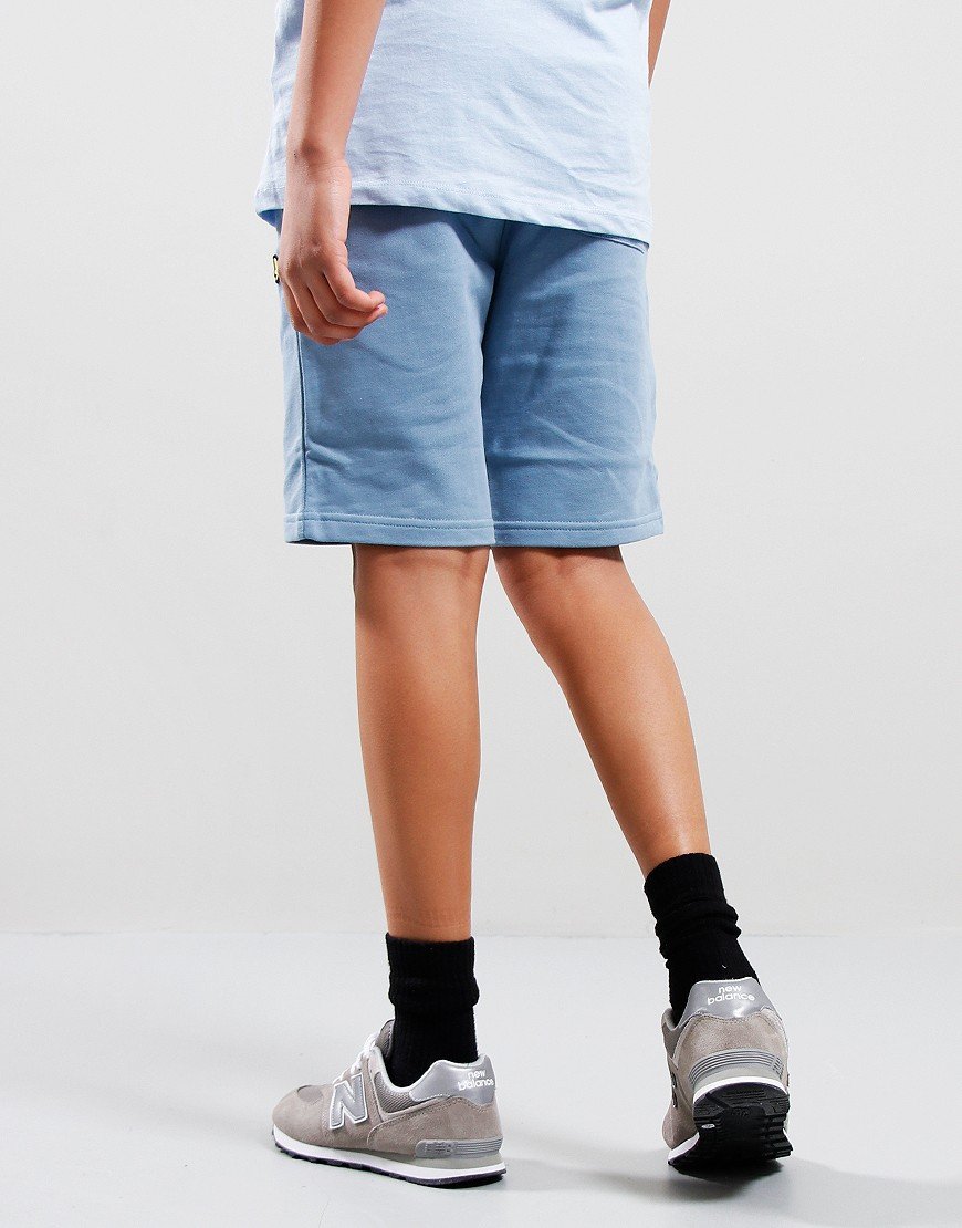 Lyle & Scott Junior Classic Sweat Short Faded Denim - Terraces Menswear