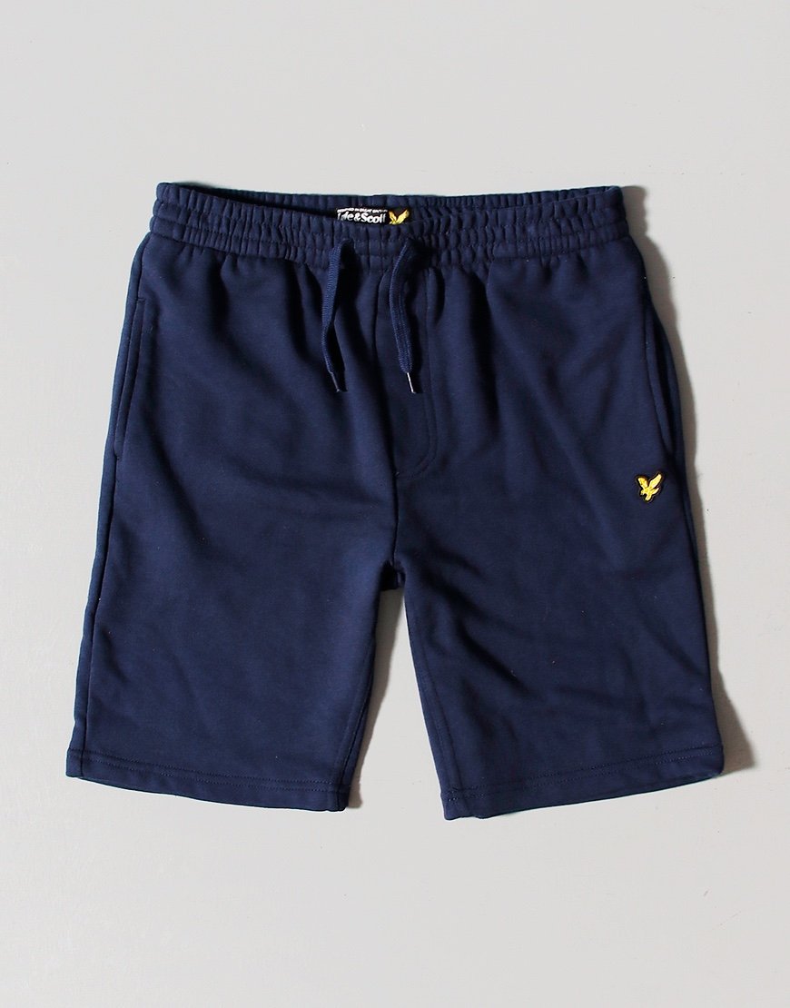 Lyle & Scott Junior Sweat Short Navy Blazer - Terraces Menswear