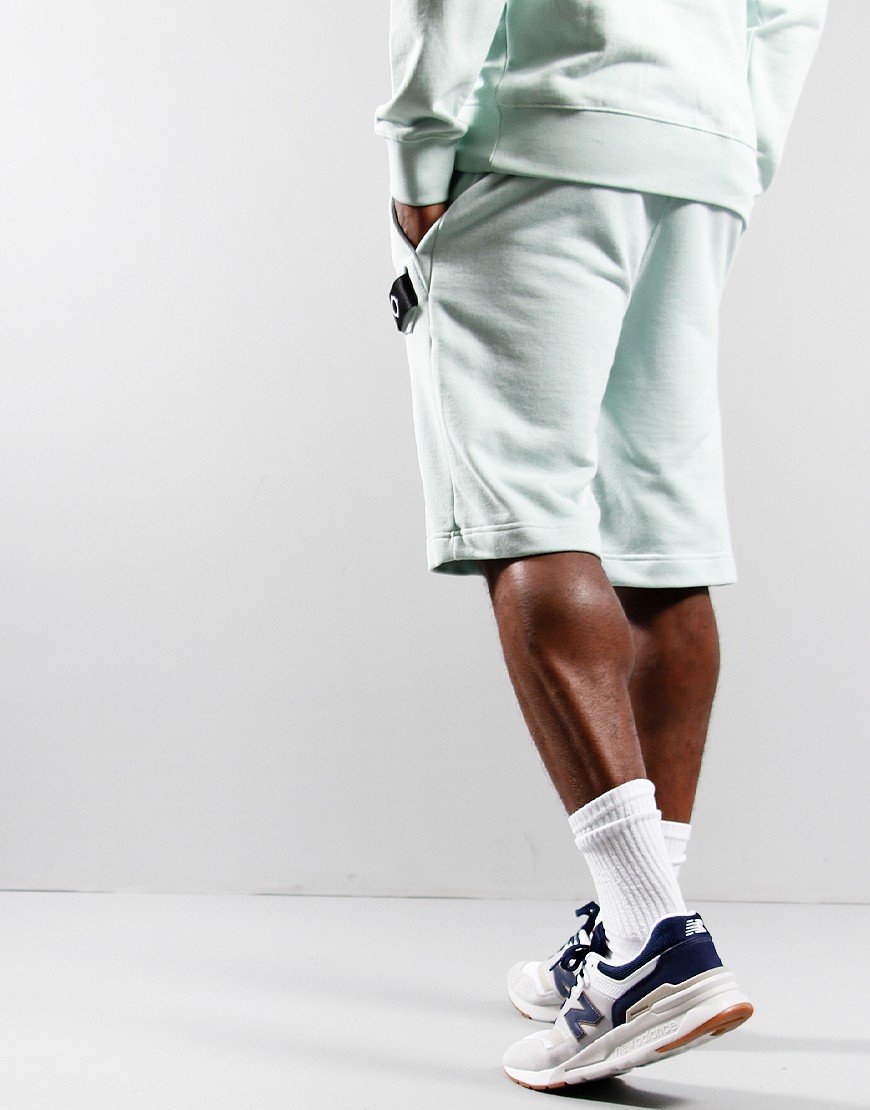 MA.Strum Core Sweat Shorts Mist Green - Terraces Menswear