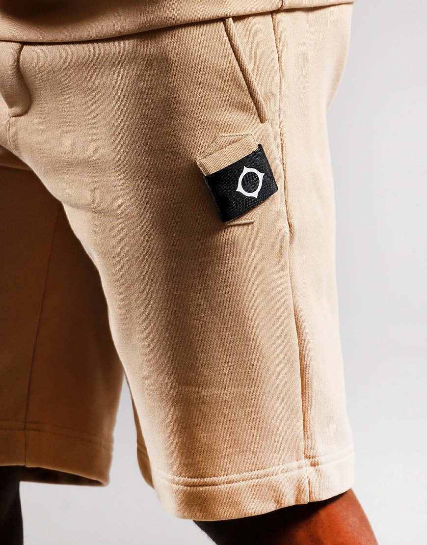 MA.Strum Core Sweat Shorts Sand - Terraces Menswear