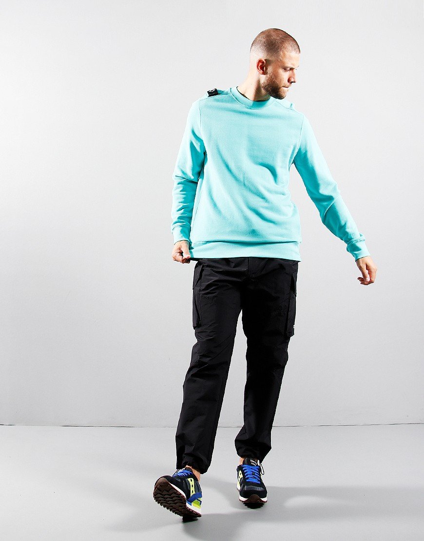 MA.Strum Core Crew Sweat Turquoise - Terraces Menswear