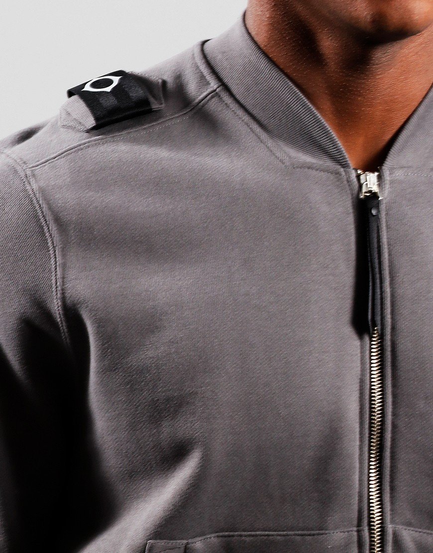 MA.Strum Full Zip Bomber Sweat Dark Slate - Terraces Menswear