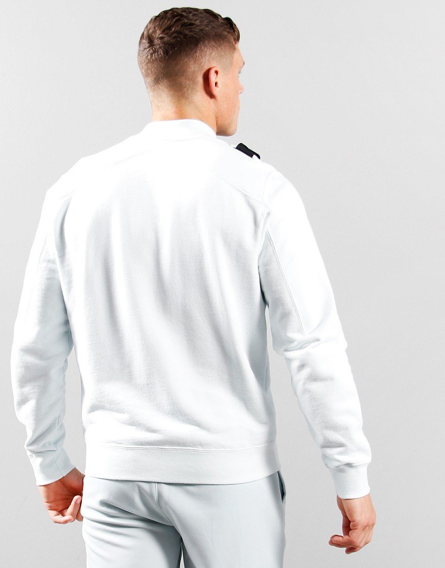 MA.Strum Full Zip Bomber Sweat Illusion Blue - Terraces Menswear