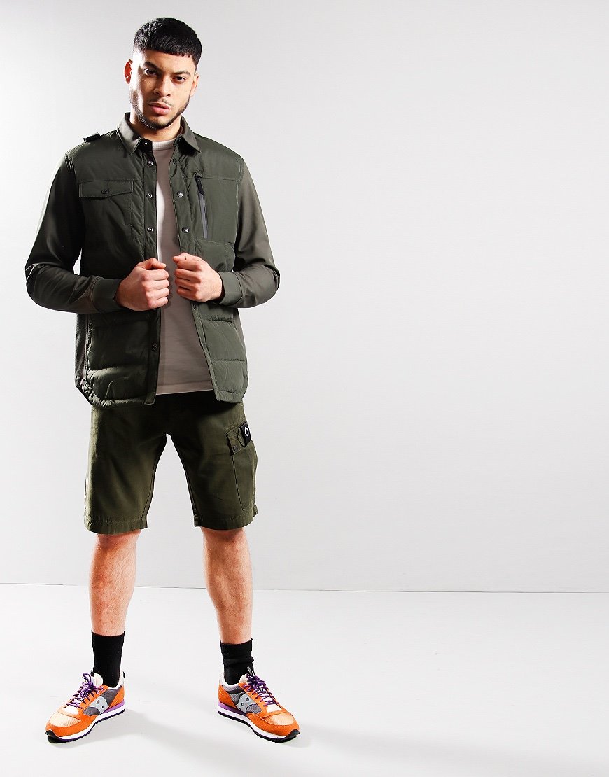 MA.Strum Garment Dyed Combat Short Oil Slick - Terraces Menswear