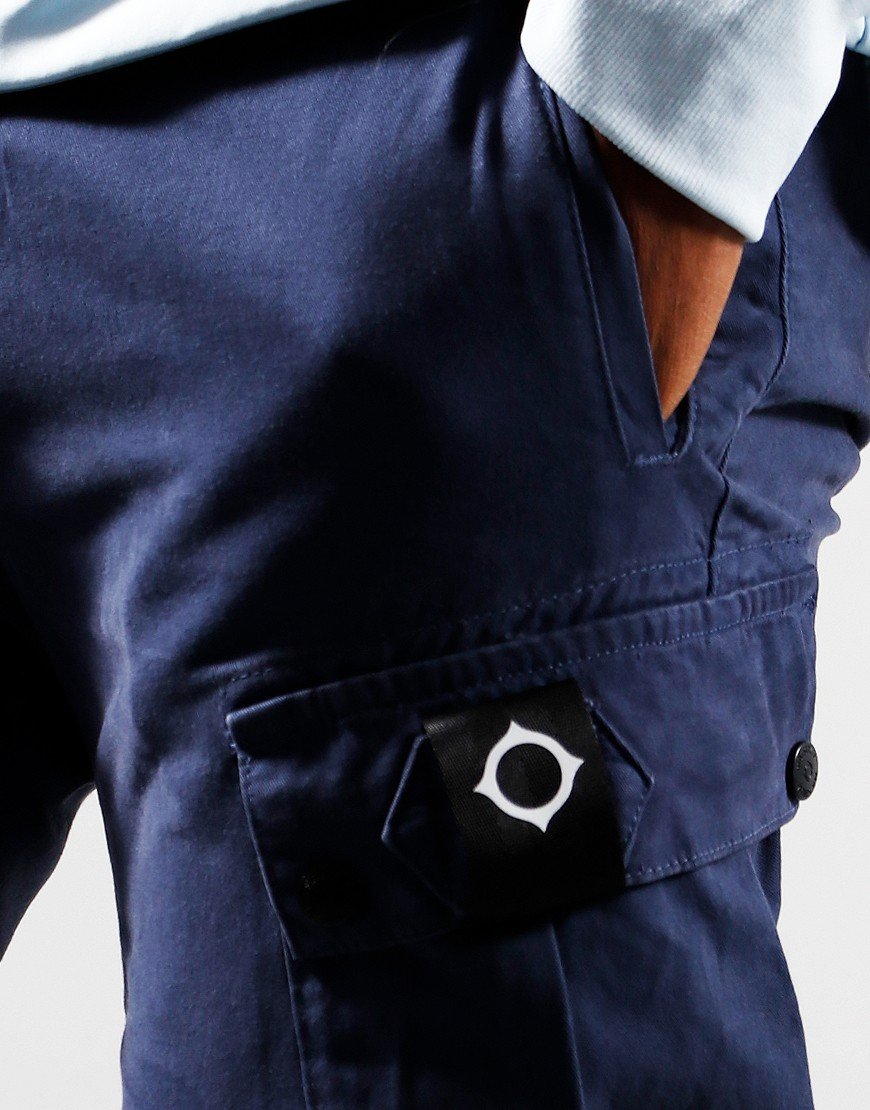 MA.Strum Garment Dyed Combat Trouser Ink Navy - Terraces Menswear