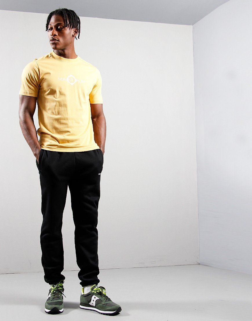 MA.Strum Logo Print T-shirt Desert Sand - Terraces Menswear