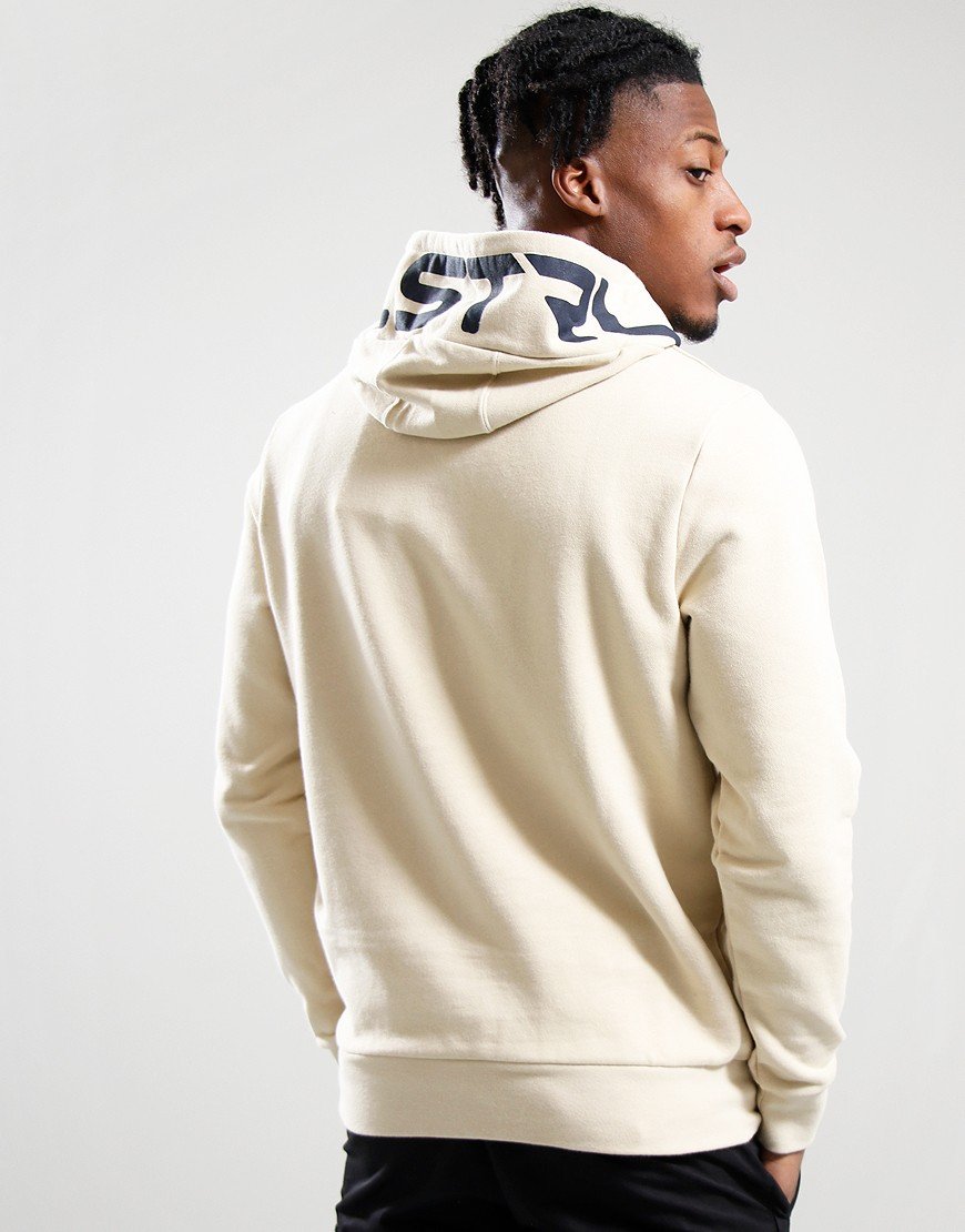 MA.Strum Logo Print Hoodie Ash - Terraces Menswear