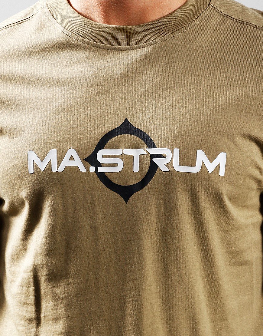 MA.Strum Logo Long Sleeve T-Shirt Aloe - Terraces Menswear