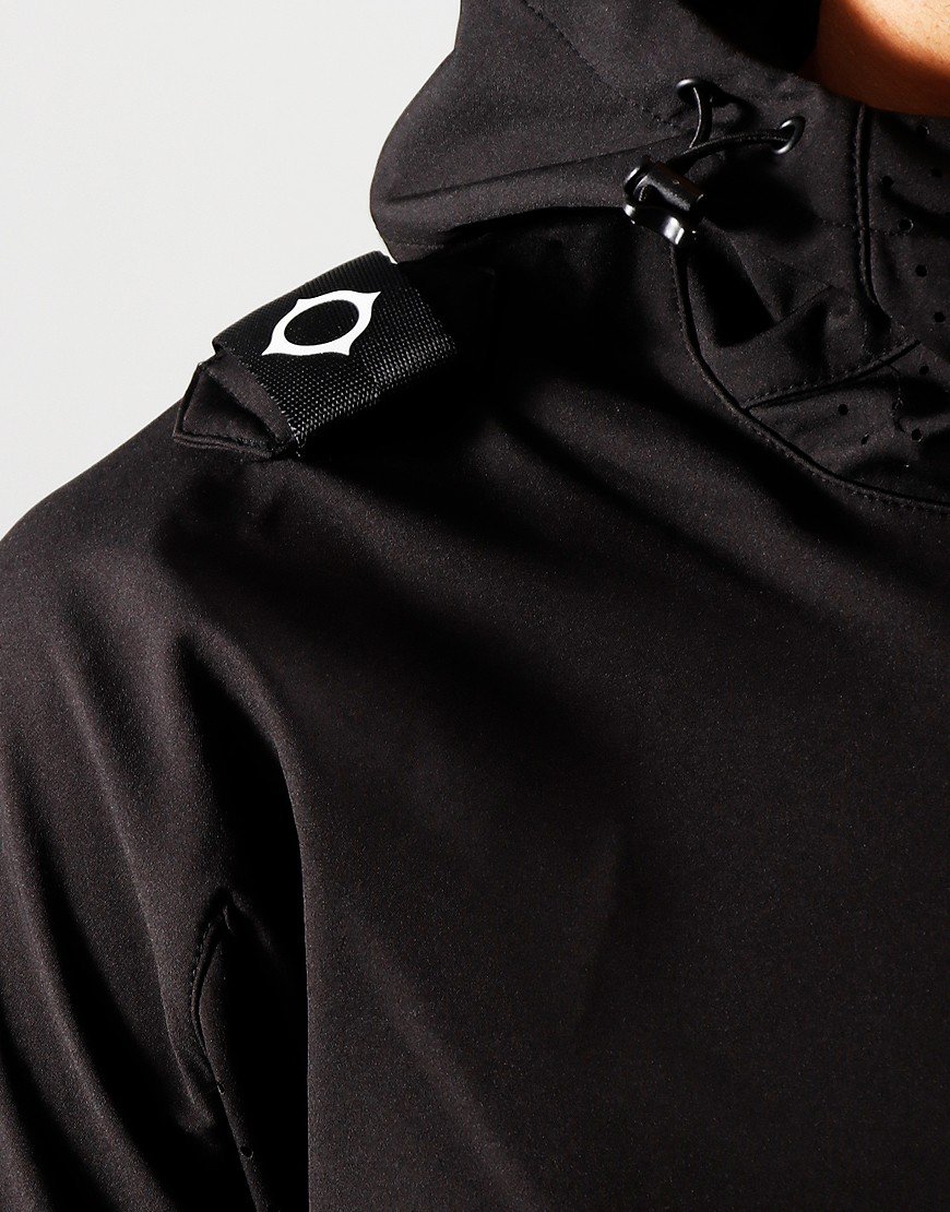 MA.Strum Softshell Hooded Jacket Jet Black - Terraces Menswear