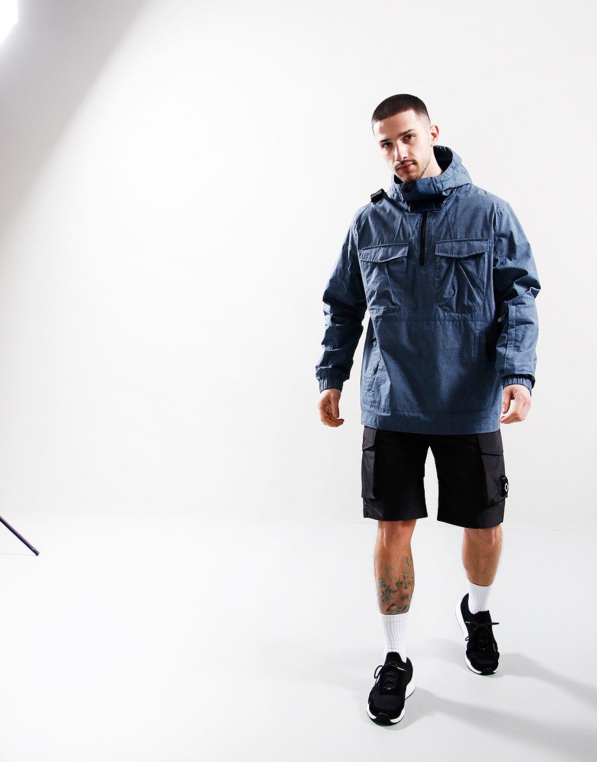 MA.Strum Tie Dye Smock Ink Navy - Terraces Menswear