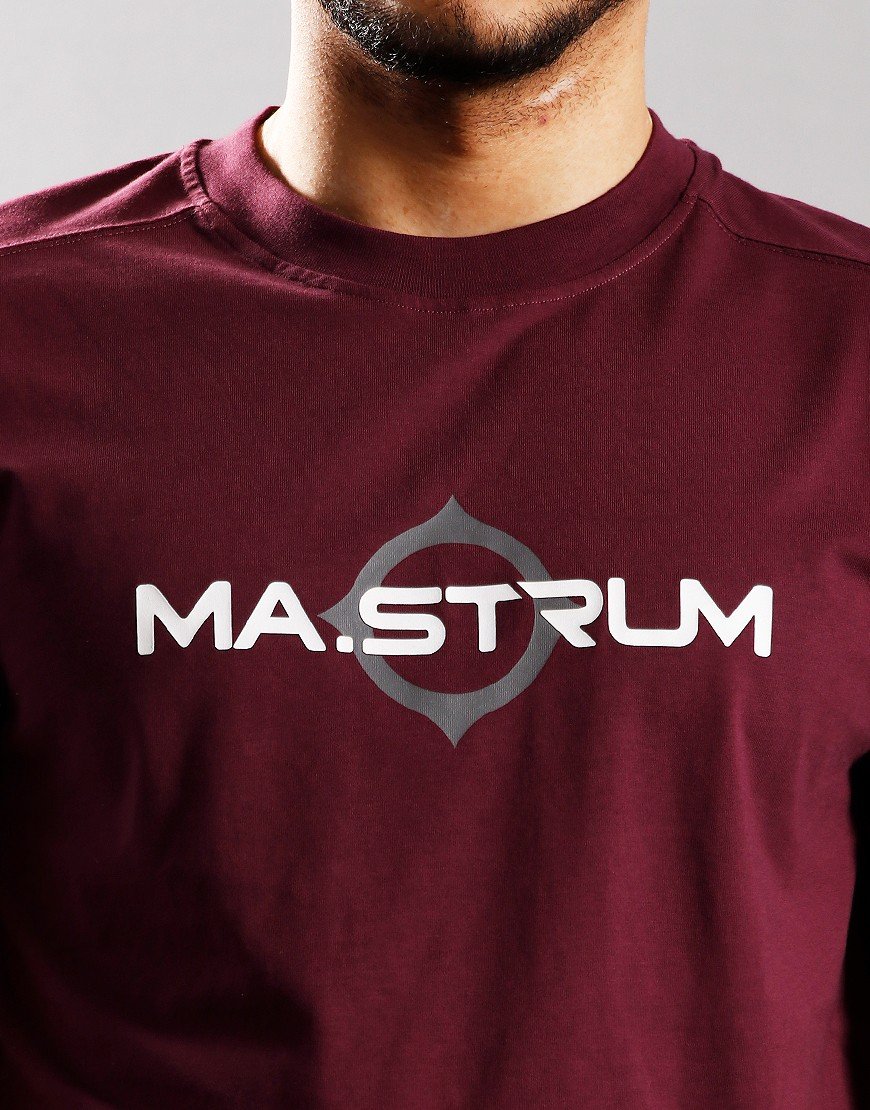 MA.Strum Short Sleeve Logo Tee Fig - Terraces Menswear