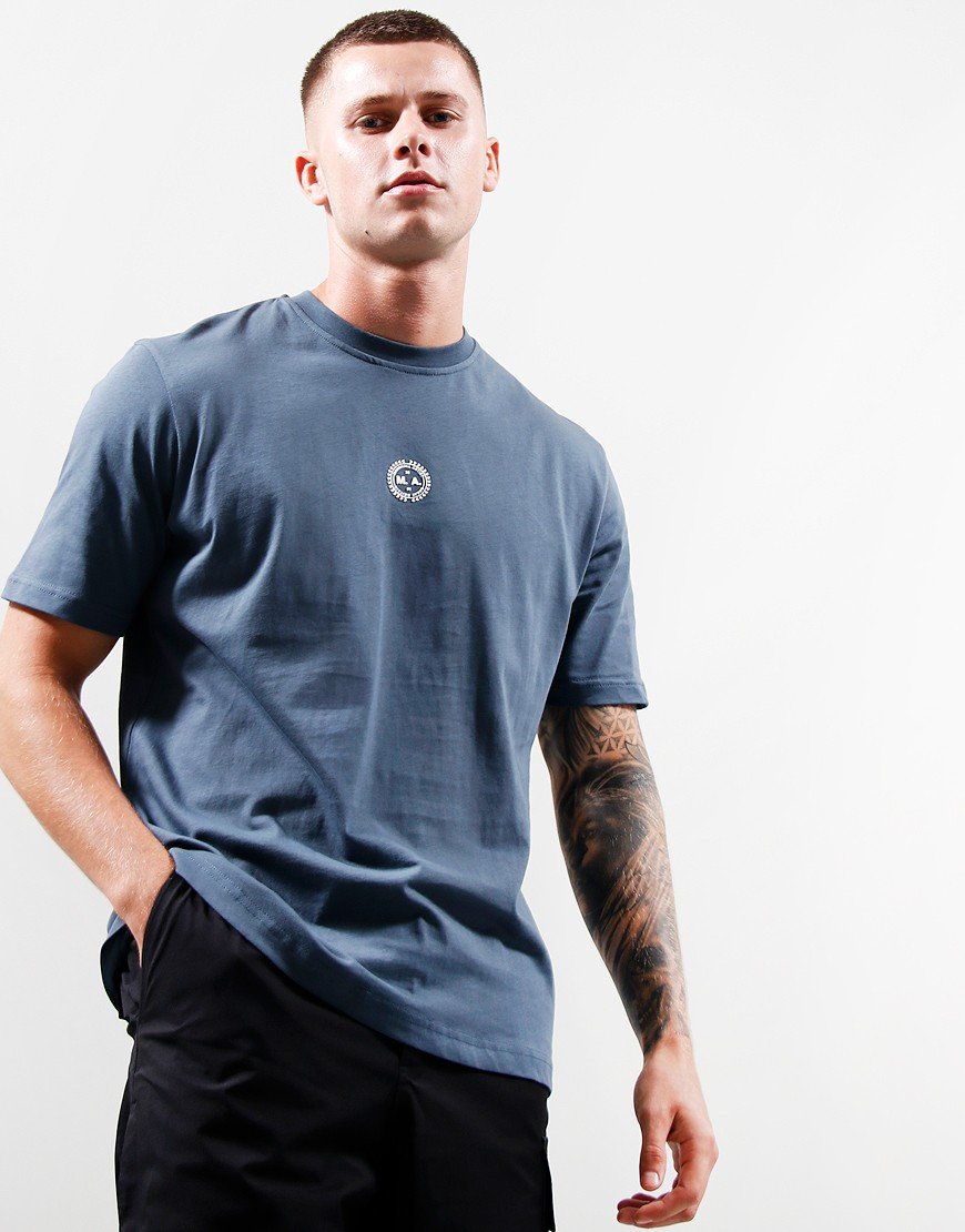 Marshall Artist Slipstream T-shirt Slate Blue - Terraces Menswear