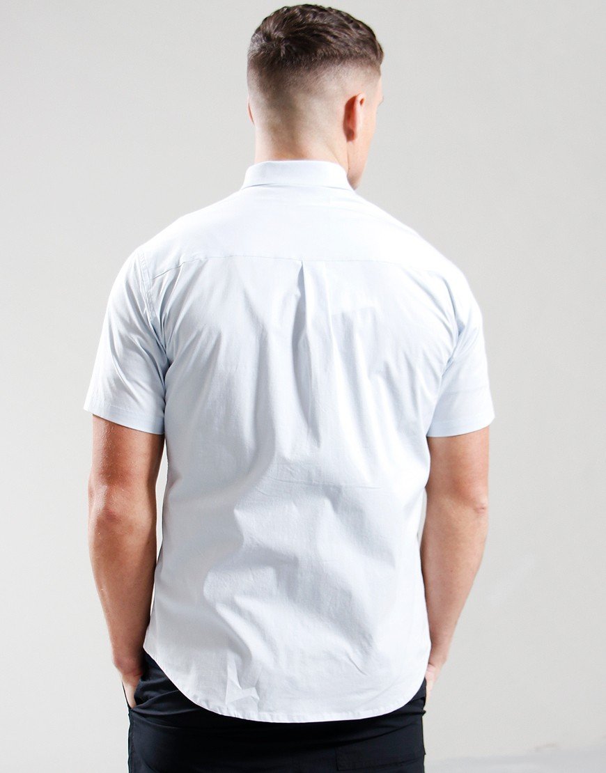 Marshall Artist Minerva Short Sleeve Shirt Sky Blue - Terraces Menswear