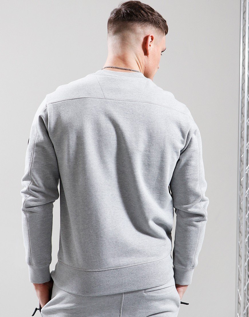 Marshall Artist Siren Crew Sweat Grey Marl - Terraces Menswear