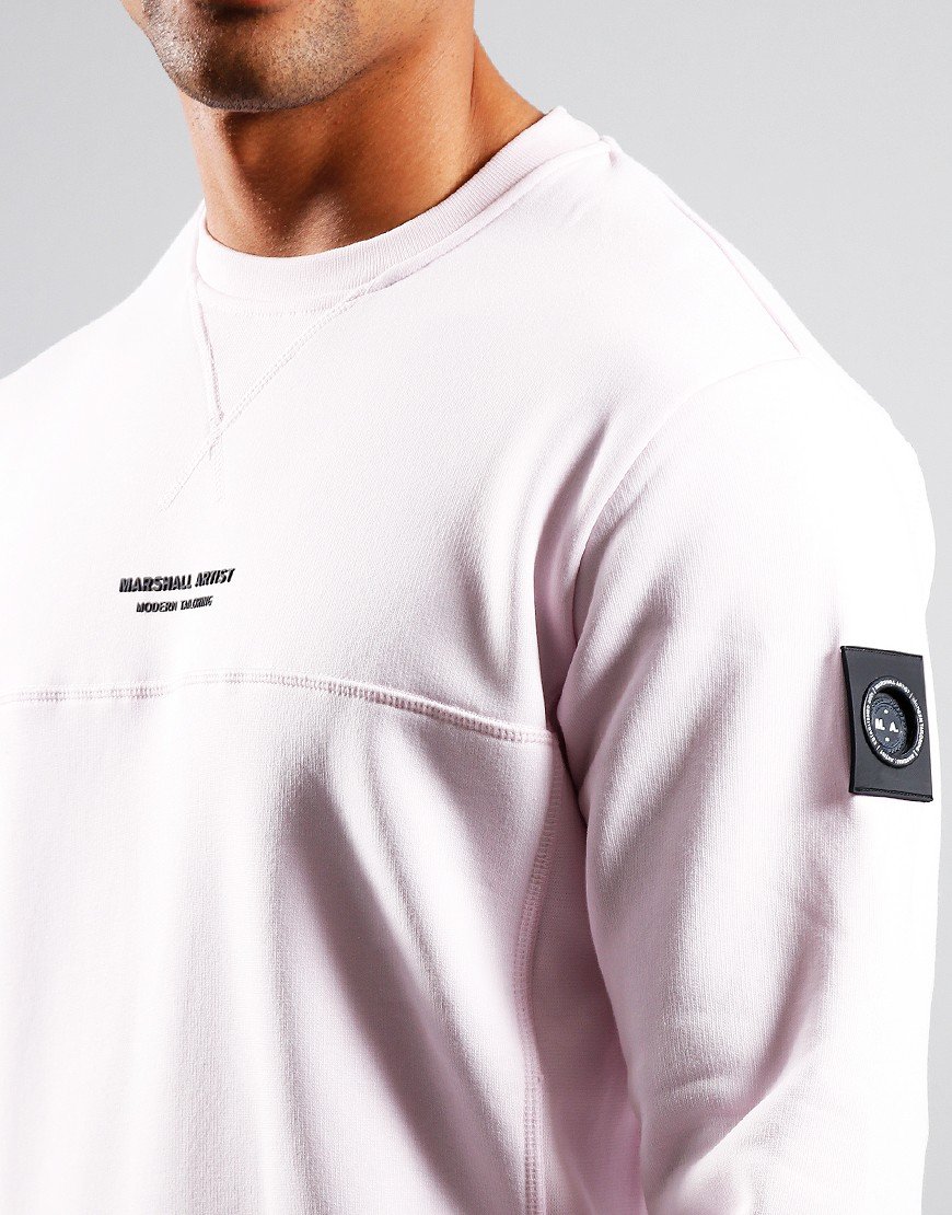 Marshall Artist Siren Crew Sweat Pink - Terraces Menswear