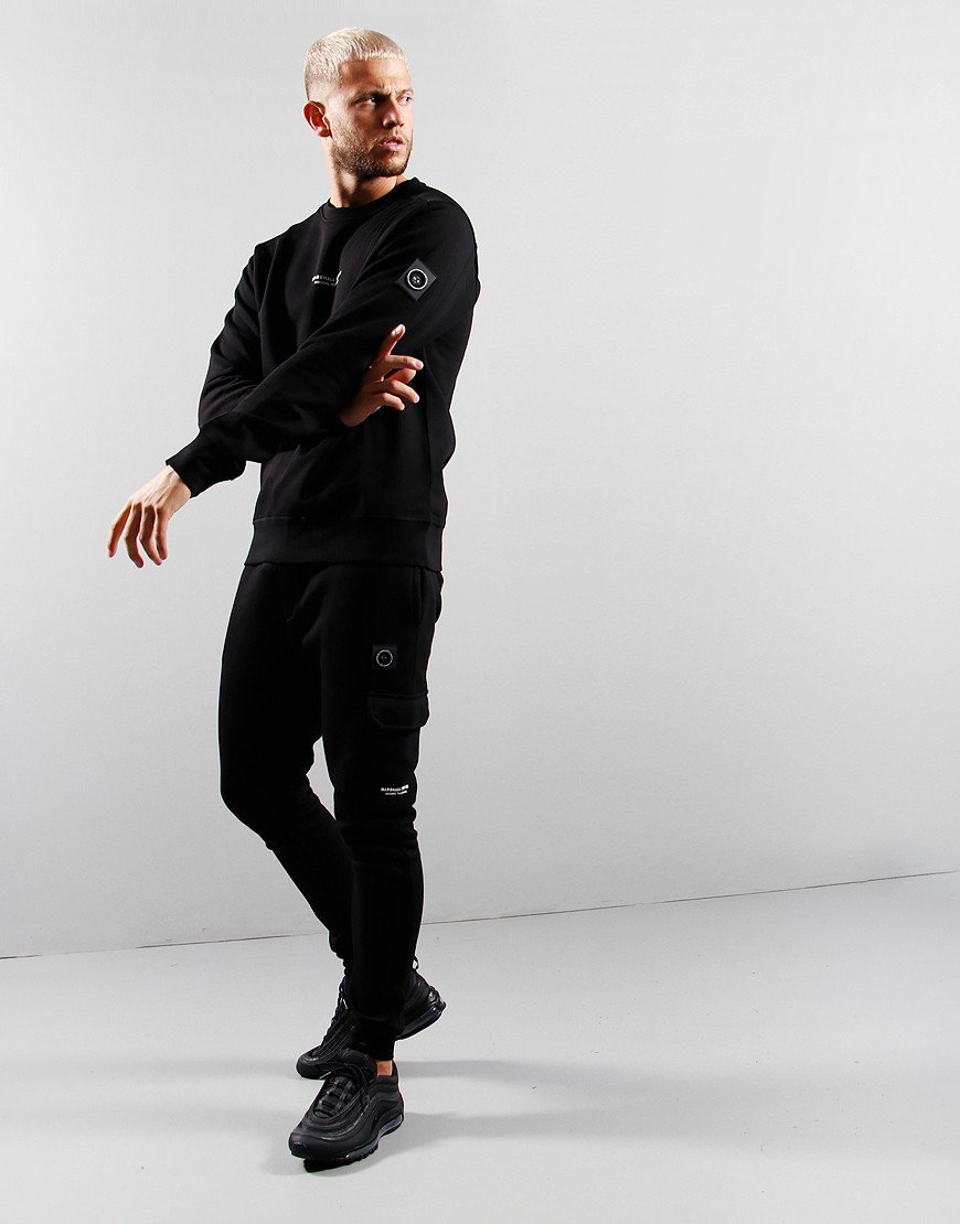 Marshall Artist Siren Crew Sweat Black - Terraces Menswear