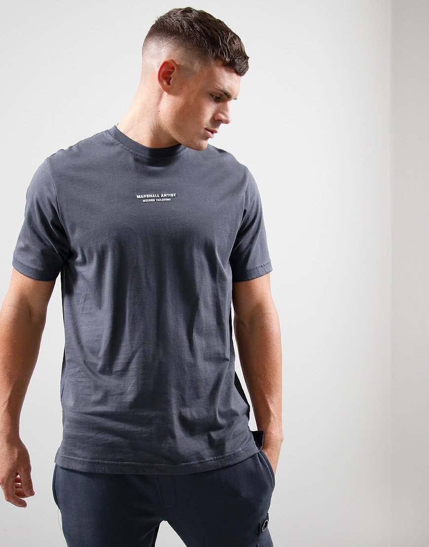 Marshall Artist Siren Injection T-shirt Graphite - Terraces Menswear