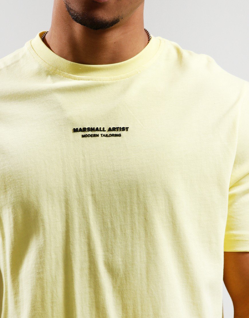 Marshall Artist Siren Injection T-Shirt Yellow - Terraces Menswear