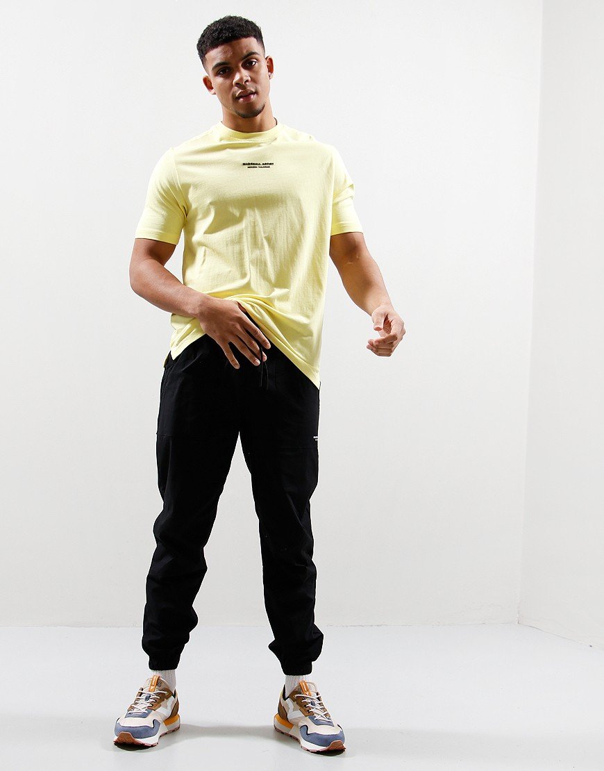 Marshall Artist Siren Injection T-Shirt Yellow - Terraces Menswear