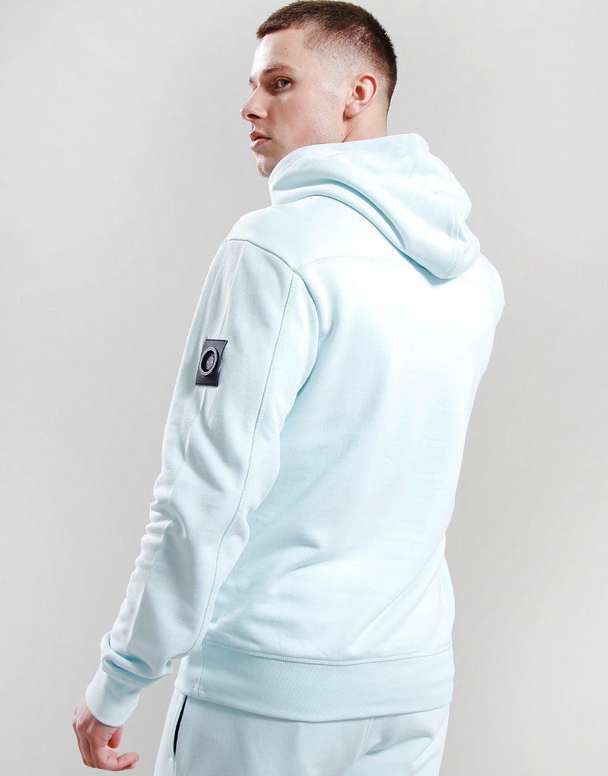 Marshall Artist Siren OTH Box Injection Hoodie Sky Blue - Terraces Menswear