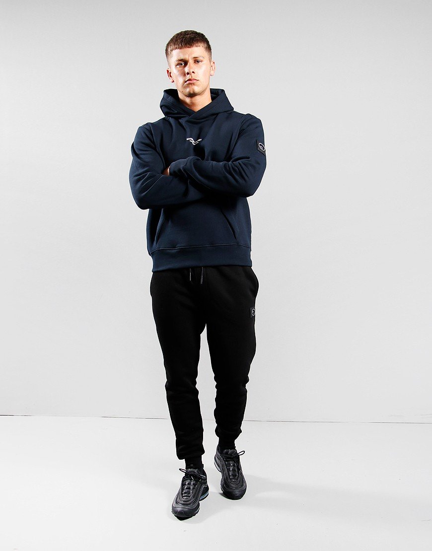 Marshall Artsist Siren OTH Hoodie Navy - Terraces Menswear