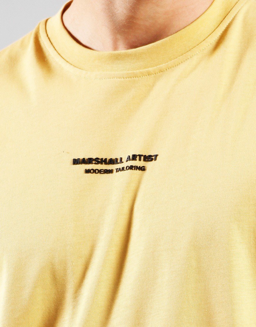 Marshall Artist Siren Injection T-Shirt Mustard - Terraces Menswear