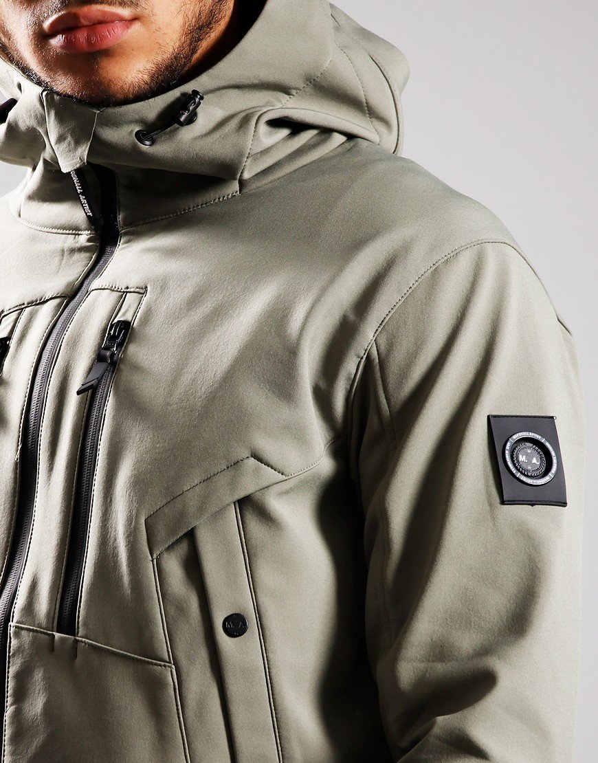Marshall Artist Softshell Jacket Olive - Terraces Menswear