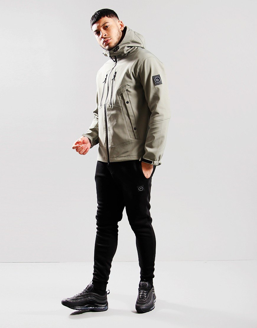 Marshall Artist Softshell Jacket Olive - Terraces Menswear